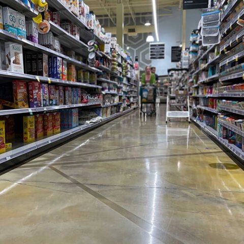 Micro Cement Polished Floor | Whole Foods | SSS